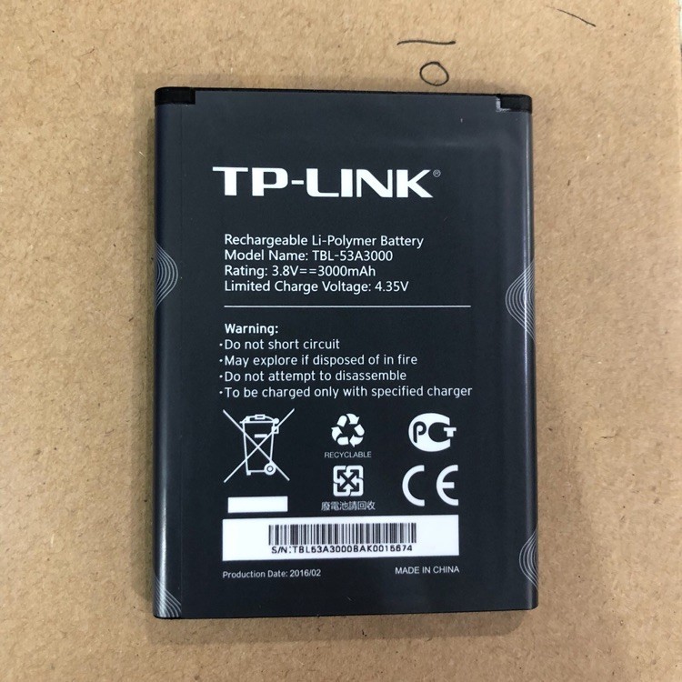 For TP-Link Noffos TP-LINK M7650 TBL-53A3000 M7450 Router Battery ...