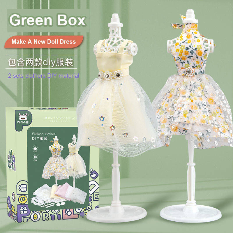 Fashion Designer KitsToy For Girls Sewing Kit For Kids Cloth DIY Arts ...