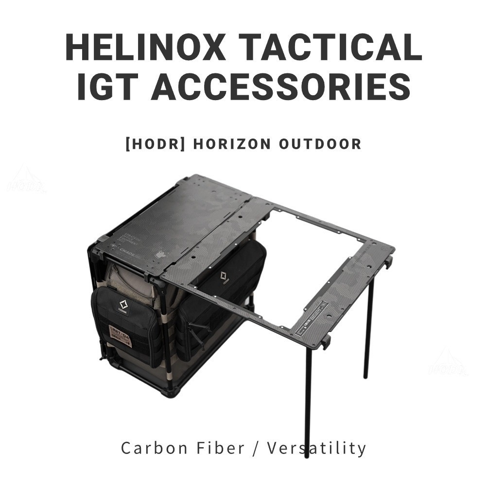 [HODR] Outdoor Tactical Table Kit for Helinox Tables Carbon Fiber IGT Fodalbe Helinox Tactical ...