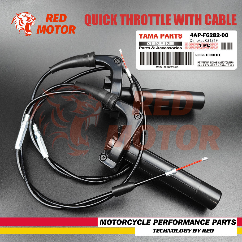 Motos Parts Quick Throttle with Grip Plastic 4AP-F6282-00 | Shopee ...