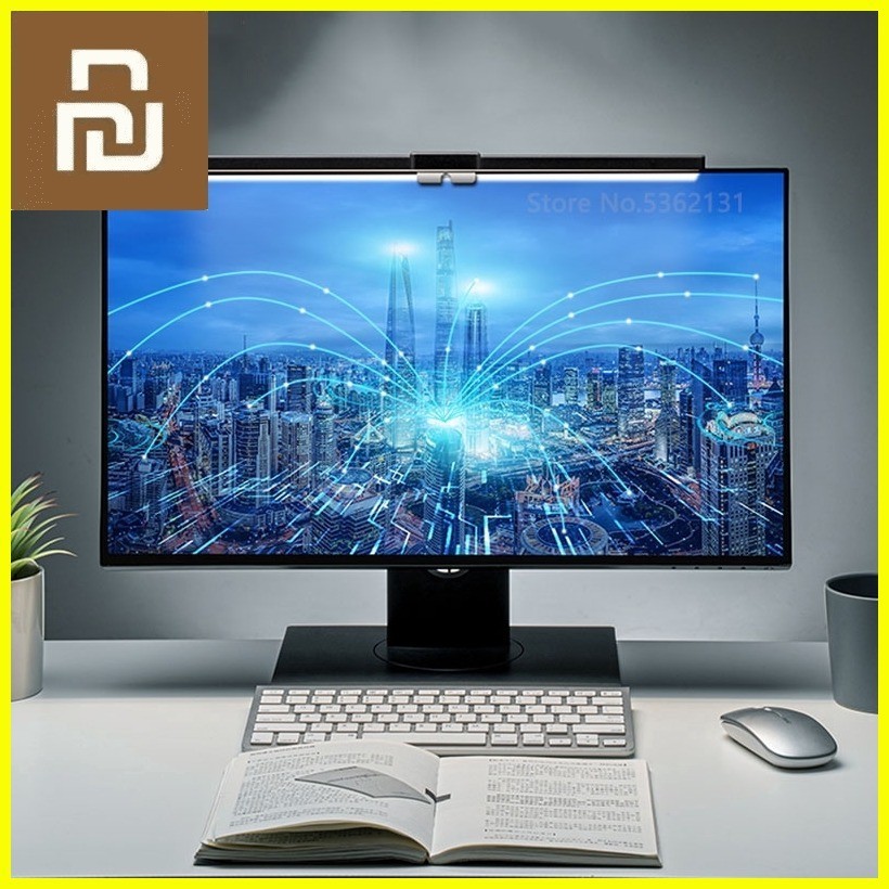 ♒ Youpin Midea Computer Monitor Light Stepless Dimming Reading Eye-Care ...