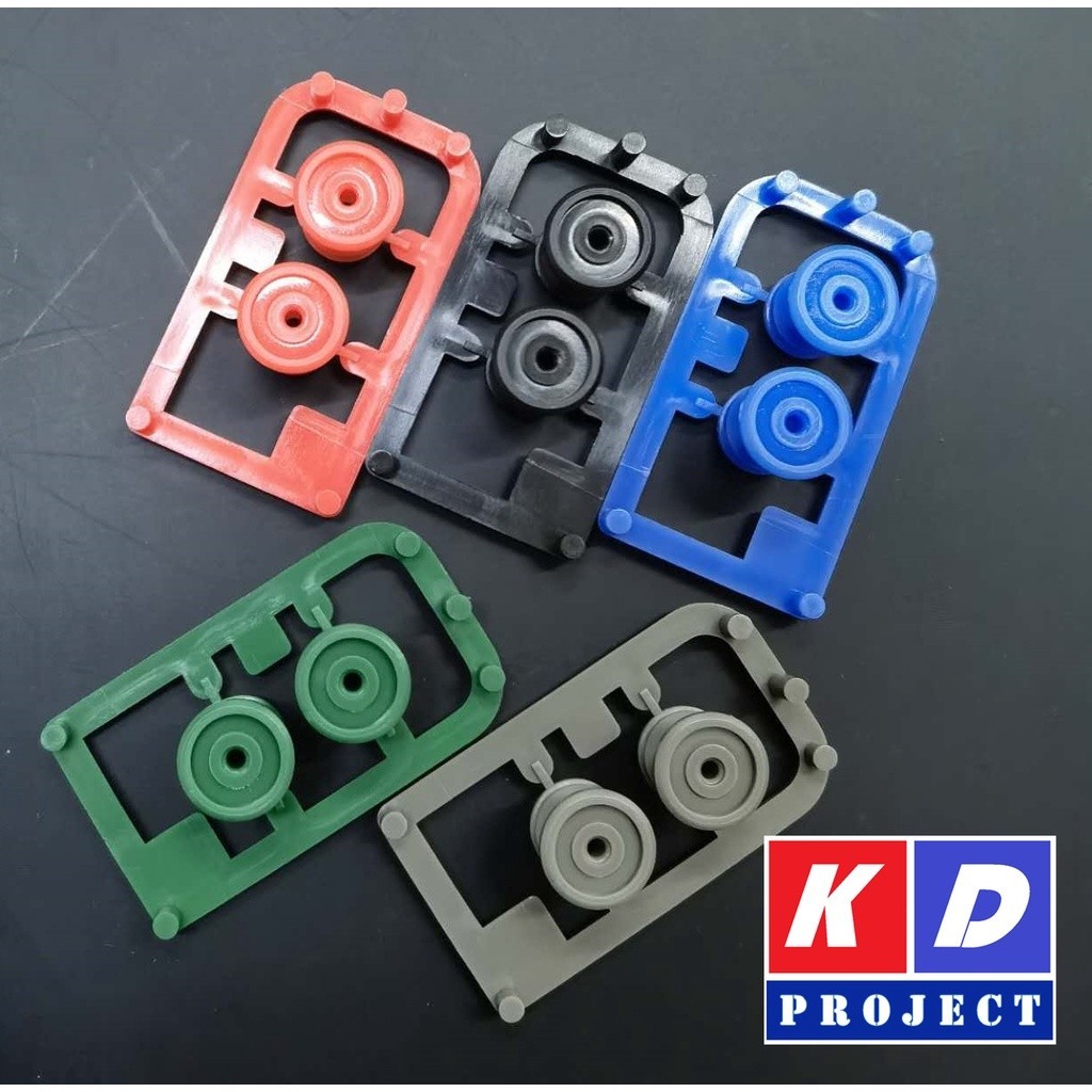 Mini 4wd parts 13-12mm DPR double plastic rollers rollers DPR screw KD ...