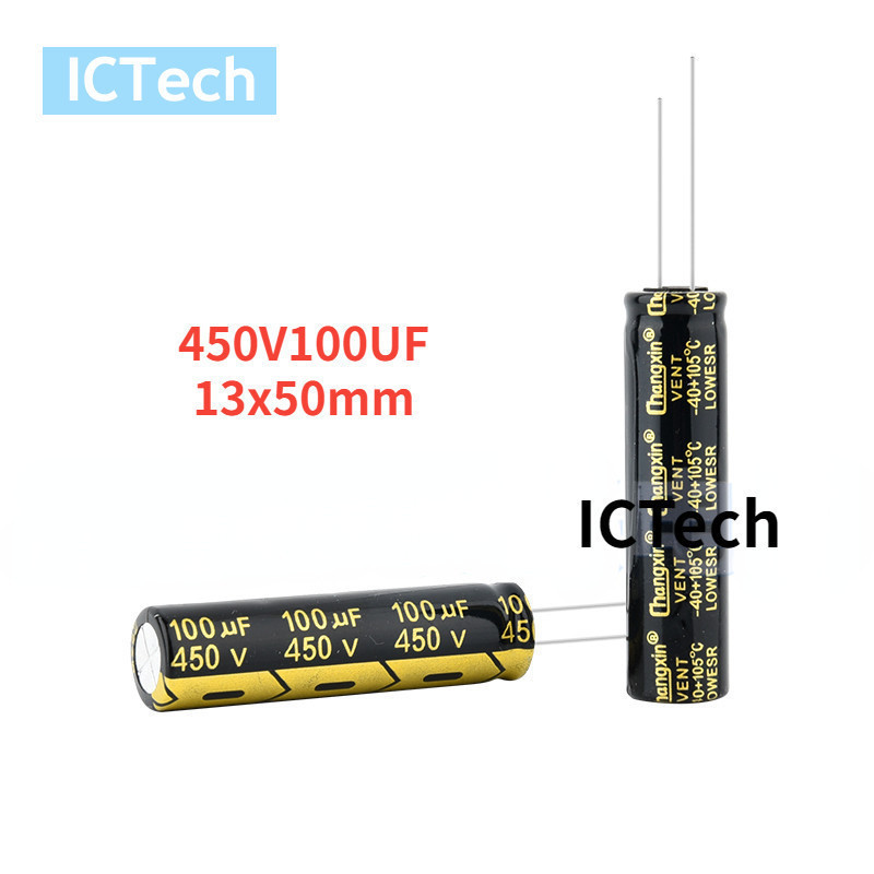 Aluminum Electrolytic Capacitor 450V100UF High Frequency Low ESR 450V ...