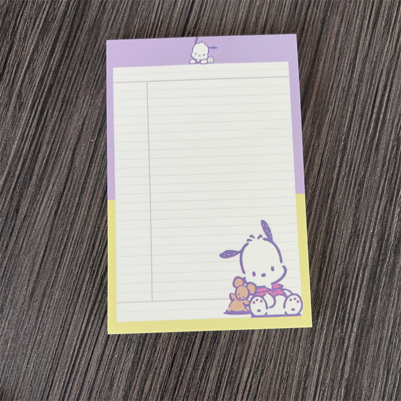 Sanrio Notepads Post Notes Grid/Line Memo Pad Cartoon To-Do List Memo ...