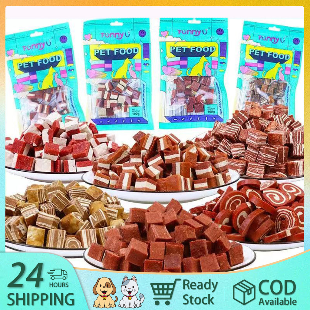 100g Dog Treats Dog Snack Pet Snack Pet Treat Chicken Cheese Cube Beef ...
