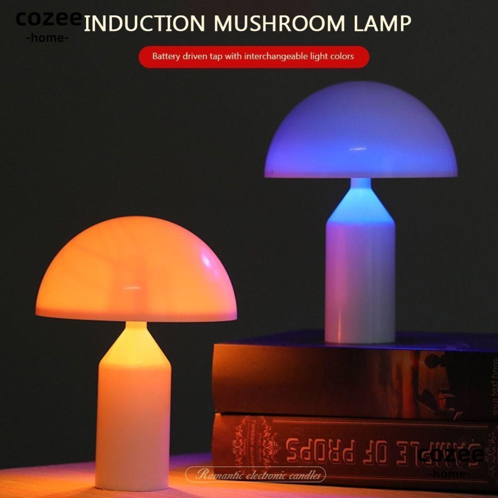 COZEE Dimmable Lamp, Mushroom Portable Table Lamp, Brightness ...