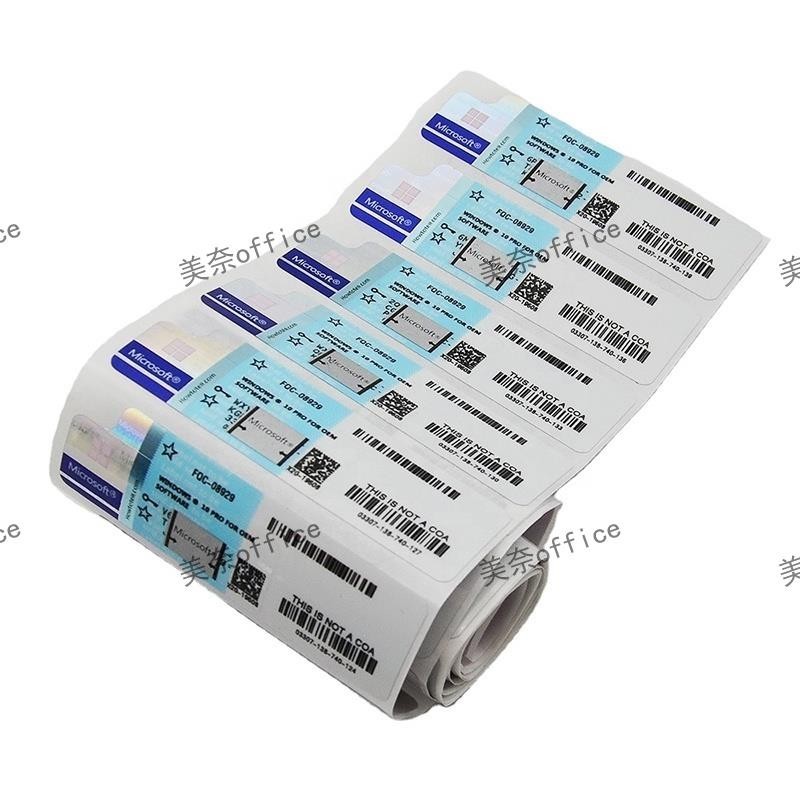 Operating System Win10 home Version COA Serial Number sticker Genuine ...