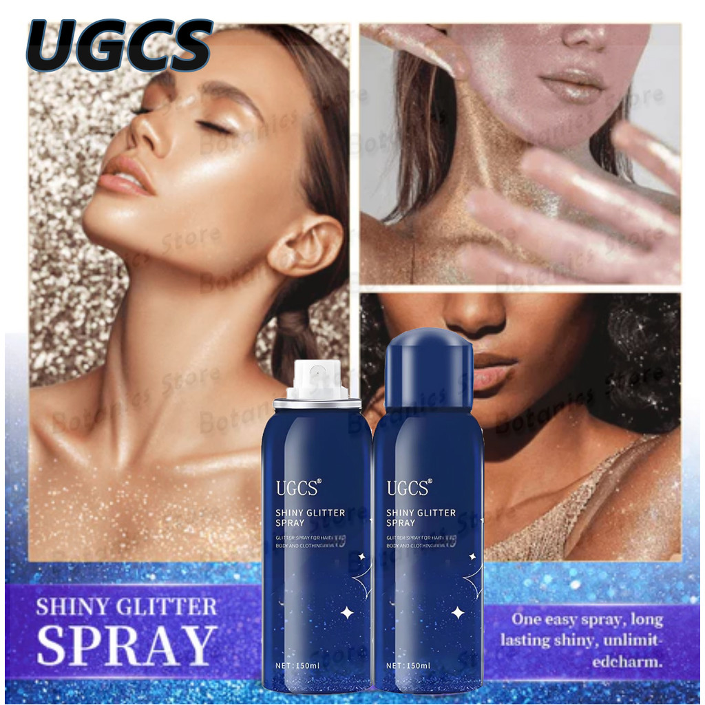 Shiny Glitter Spray Night club party glitter spray for Body Hair ...