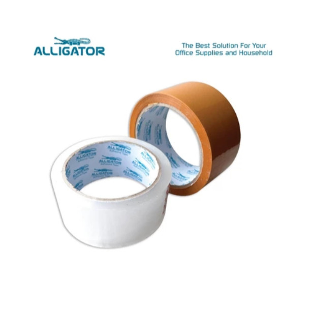 Alligator OPP Tape Eco Clear 45MMx55Y - Alligator OPP Tape Eco Brown ...