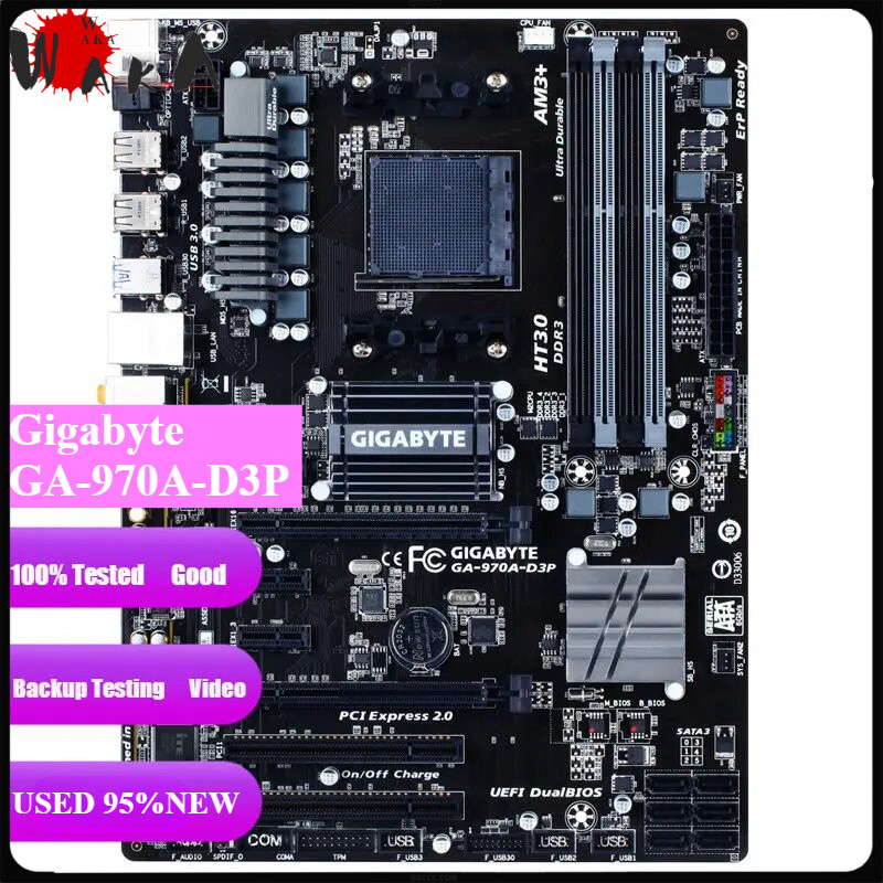 Gigabyte motherboard GA-970A-D3P Socket AM3/AM3+ DDR3 boards 32GB 970 ...