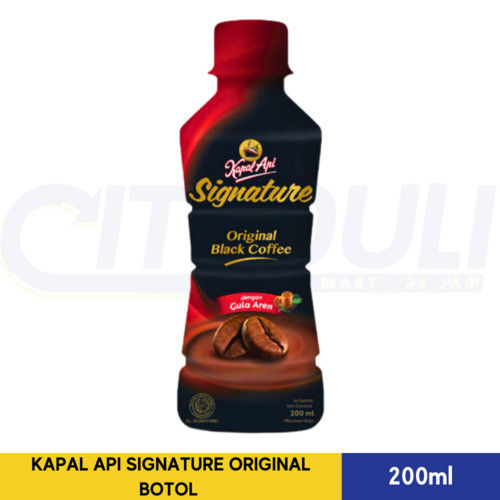 KAPAL API SIGNATURE ORIGINAL 200ml BOTTLE | Shopee Philippines