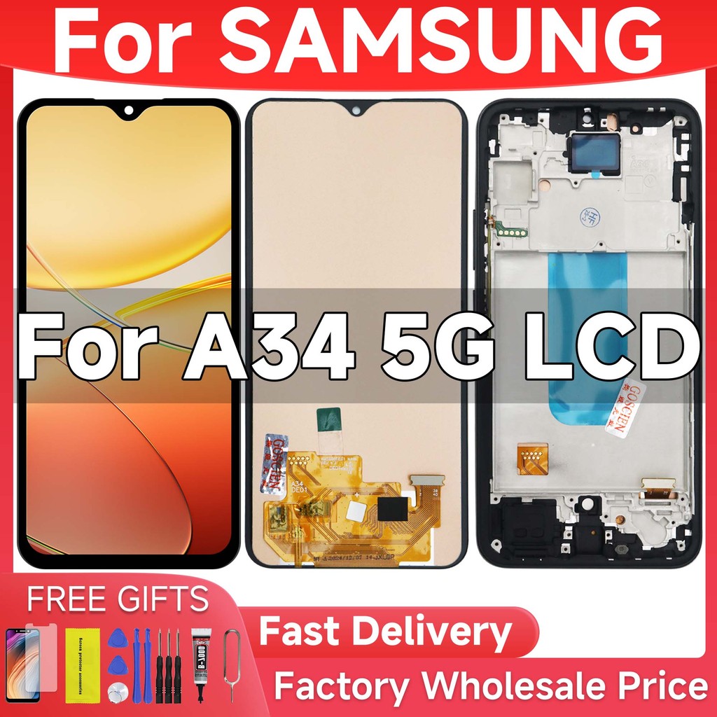For Samsung Galaxy A34 5G A346 A346B A346E LCD Display Digital Touch ...