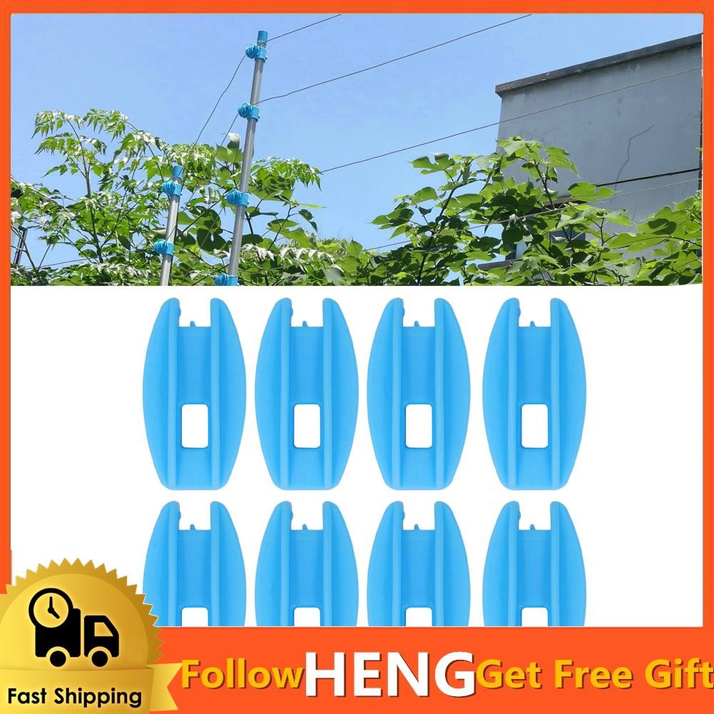 Hengyus 100PCS Electric Fence Insulator Weather Resistant ABS Square ...
