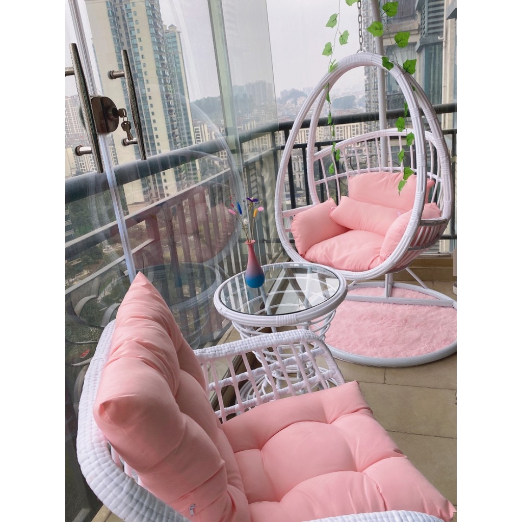 Hanging Basket Balcony Rocking Chair Lazy Swing Indoor Single Double ...
