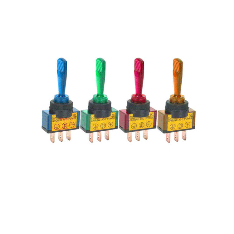 Car modification switch, car button switch, 12V illuminated car rocker ...