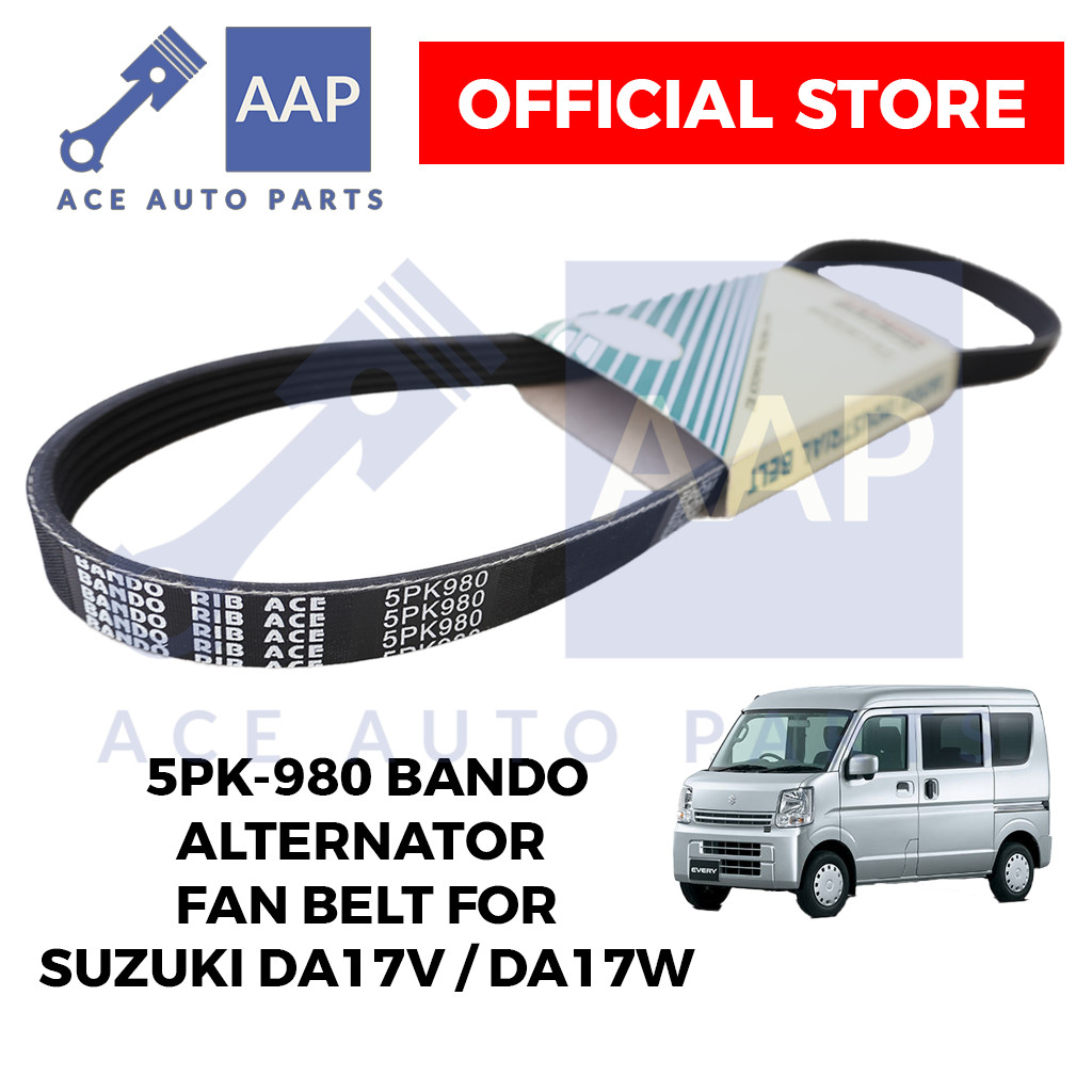 Alternator Fan Belt for Suzuki Transformer DA17V DA17W DA17 5PK-980 Bando Japan | Shopee Philippines