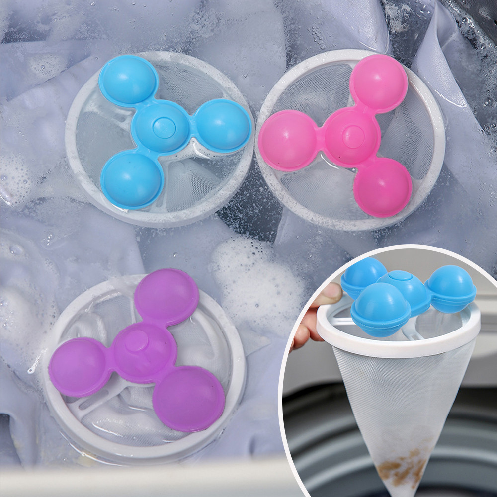 Washing Machine Rotating Float Filter / Laundry Tissue Paper Towel Ball ...