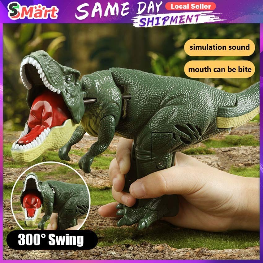 Swinging Dinosaur T-rex Toy Telescopic Spring Dino Fidget Gifts ...
