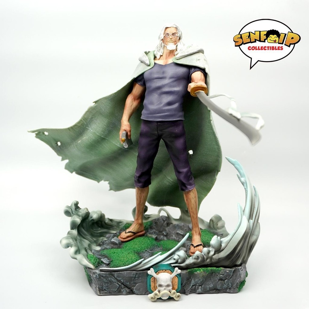 HQKO One Piece Rayleigh Anime Battle Version, Ver GK PVC Action Figure ...