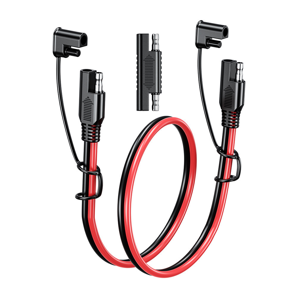 Battery Charging Cable SAE To SAE 16 AWG Solar Plug Cord Car Extension ...