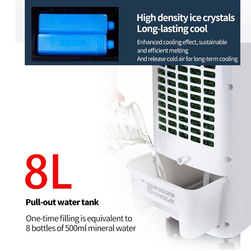 ♞Air Conditioning Fan tower Air cooler portable aircon with ice for ...