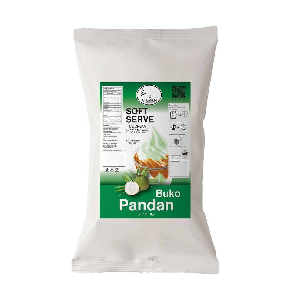 TopMix Buko Pandan Soft Serve Ice Cream Powder 1kg | Shopee Philippines