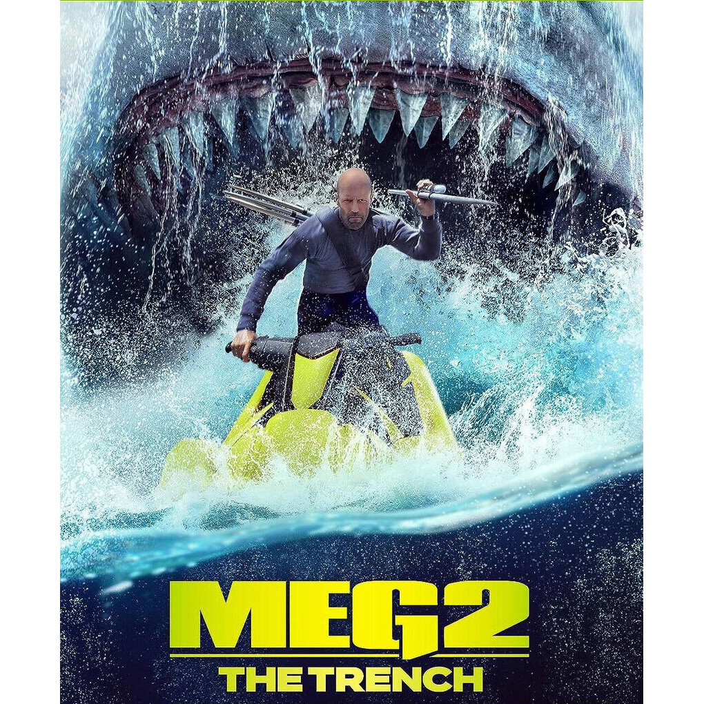 Meg 2 The Trench 2 Apigod Python Hell (2023) DVD New Movie Master Dub ...