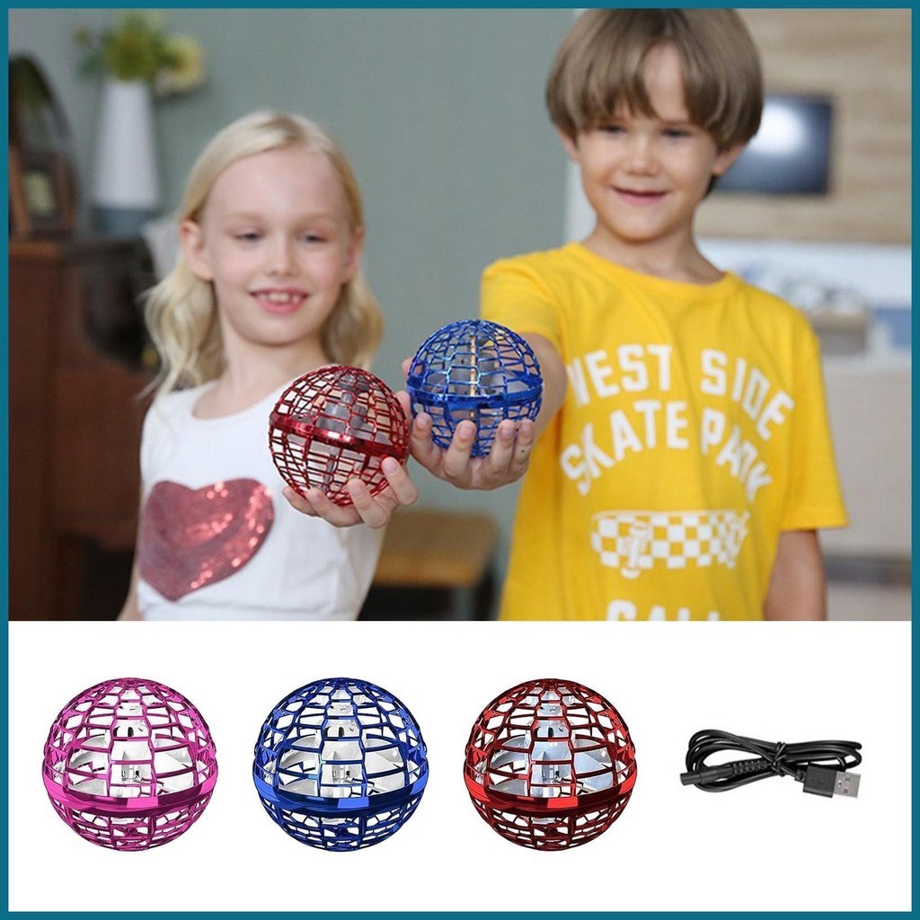 Flying Orb Ball Hand Controlled Floating Boomerang Ball Magical LED Fly ...