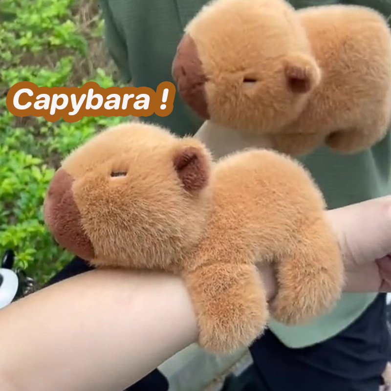 Capybara Doll Capibara Bracelet Cute Cartoon Arm Plush Toy 23cm ...