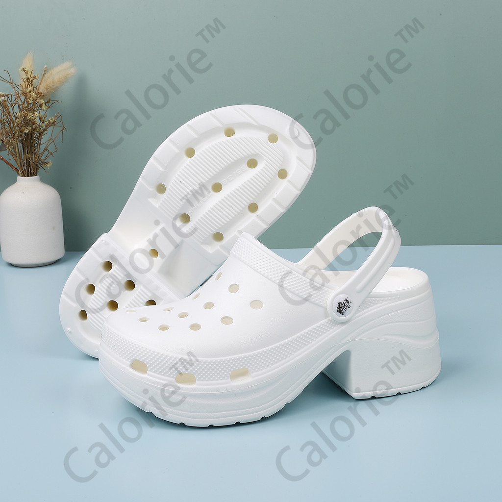 Calorie Clogs Soft Thick Soled Lite Hole Shoes With Jibbitz Design ...