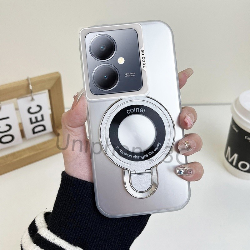 Luxury bracket casing OPPO A79 5G hard case matte acrylic thicken ...