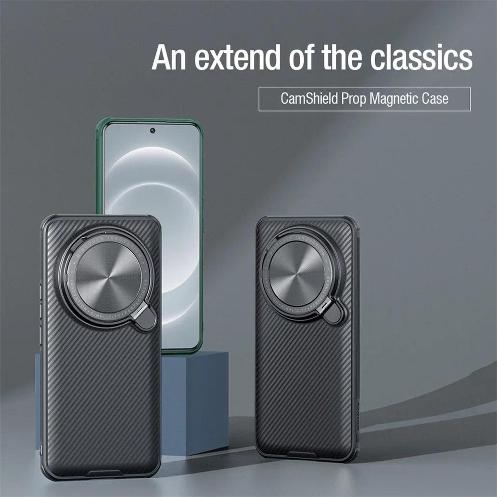 Xiaomi 14 Ultra Case NILLKIN CamShield Prop Magnetic Charging Flip ...
