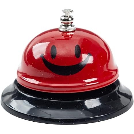Snap Call Bell Lovely Smile Face Desk Service Bell Ding Bell for ...