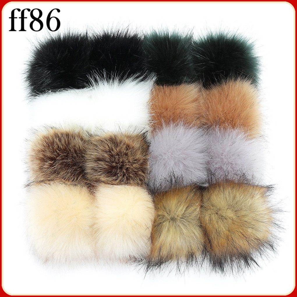 Soft And Comfortable Fake Fur Hair Fluffy Pompom Ball For Hats And ...