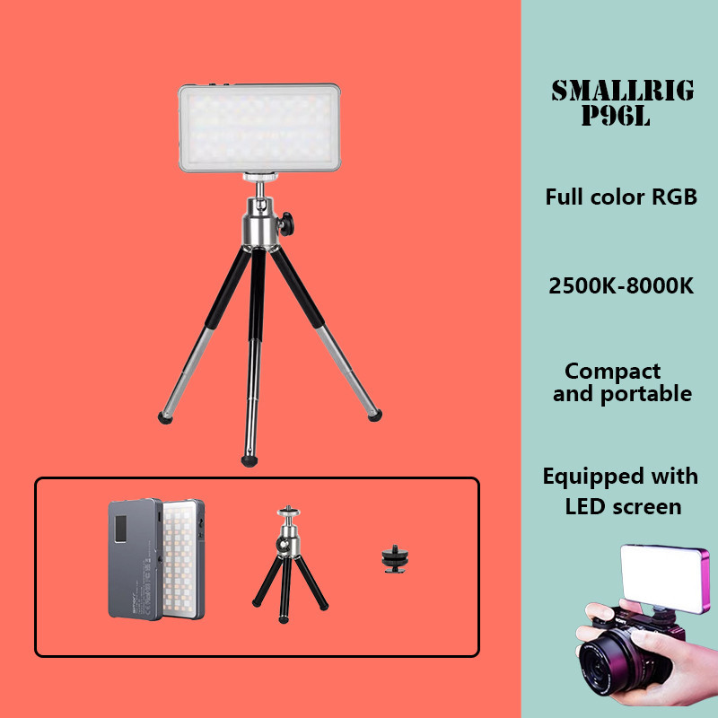 SmallRig3861 Vibe P96L RGB Full-color Fill light Dual Color Temperature ...