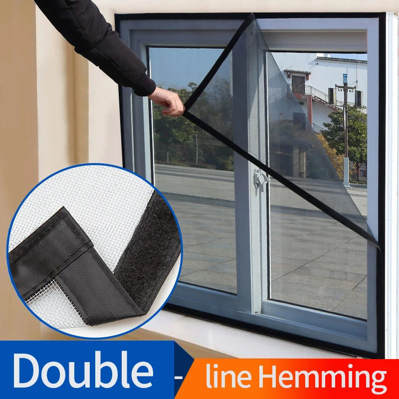 Lamok sa bintana screen lambat pinto plastic gauze Velcro window screen ...