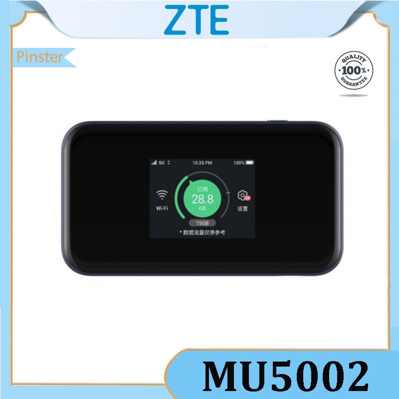 ZTE MU5002 5G Pocket WIFI 5G Mobile WiFi6 Router 1800Mbps Max 3.8 Gbps ...