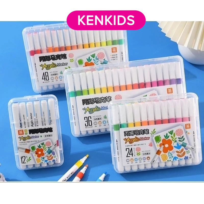 Acrylic Color Pen For Baby Practice Coloring Pen - Touch Mark Cool Coco ...