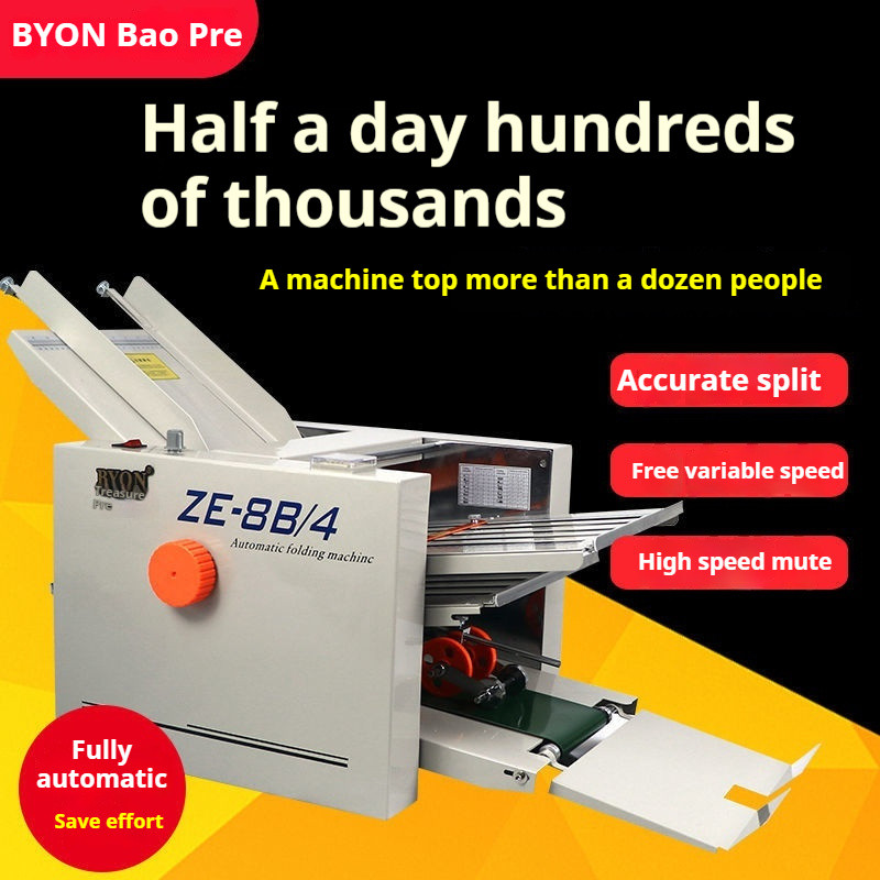 Fully automatic folding machine, cross folding and creasing machine ...