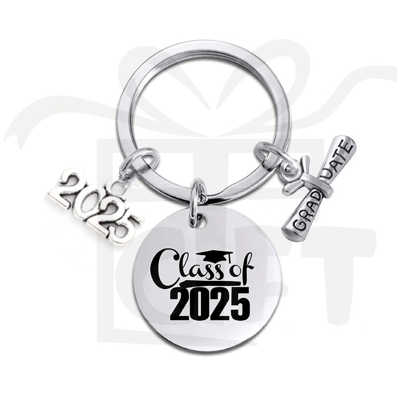 2025 Graduation Gift Stainless Steel Keychain Gift for Classmates ...