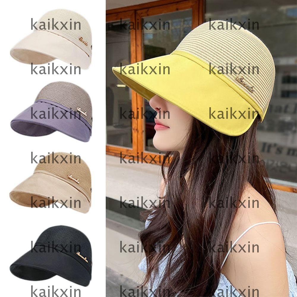 KAIKXIN Bucket Hat, Wide Brim Portable Sun Cap, Summer Outdoor Foldable ...