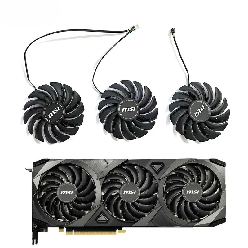 PLD09210S12HH 85mm RTX3080 RTX3070 Cooler MSI Geforce RTX 3060 Ti 3070 ...