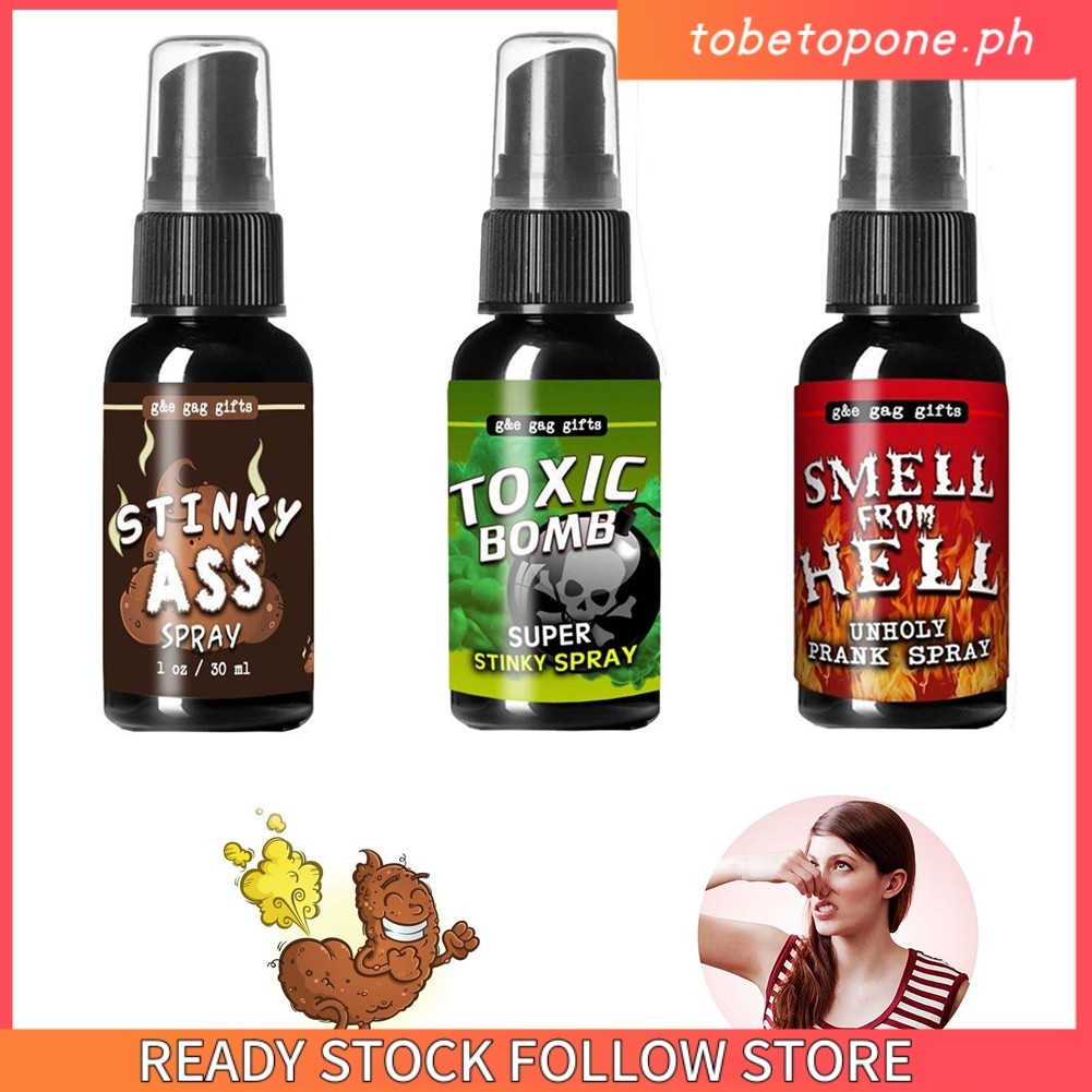 FAST SHIP 30ML Novelties Liquid Fart Gag Prank Joke Spray Can Stink ...
