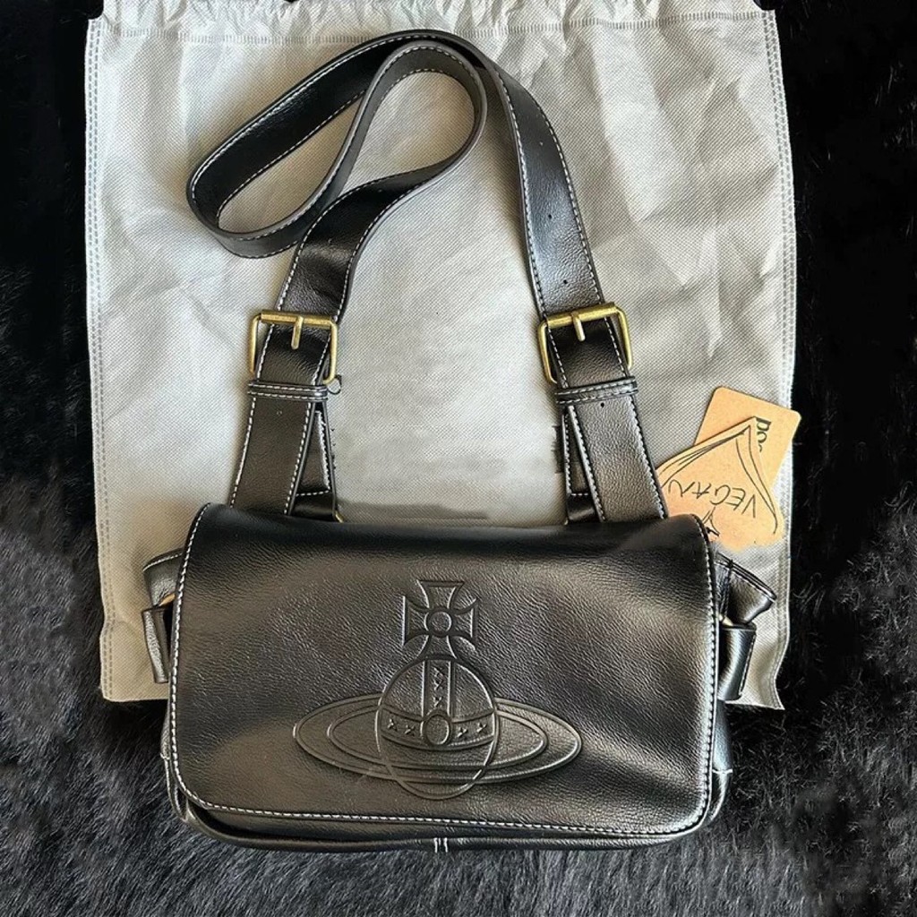 Vivienne Westwood Medieval Saturn Tote Bag Large Capacity | Shopee ...