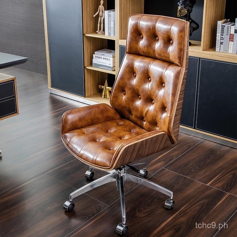 Modern Business High-end Genuine Leather Executive Chair President ...
