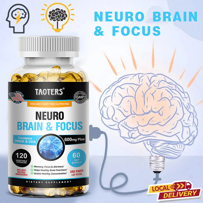 TAOTERS Attention and Brain Supplement - Nootropic Brain Booster To ...