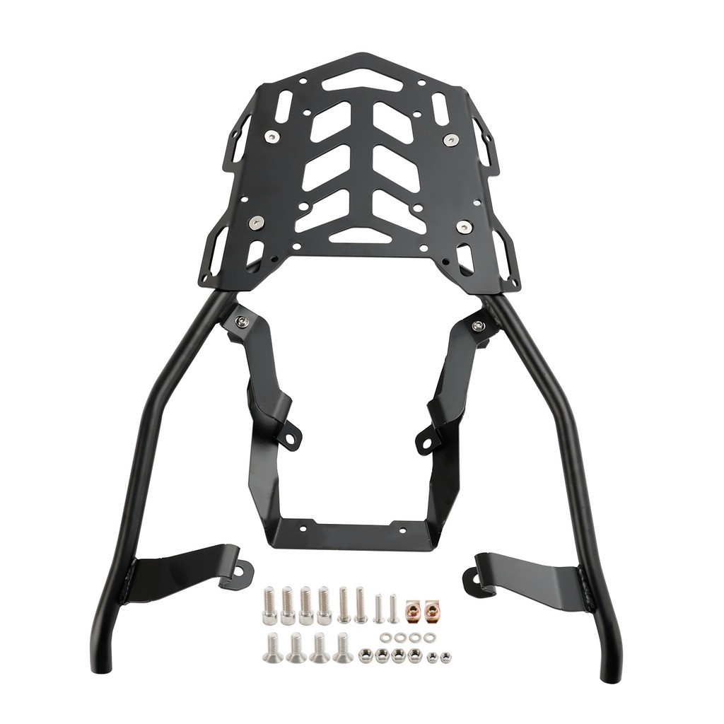 Top Rack Luggage Carrier-Black For Yamaha YZF-R3 YZF-R25 MT-03 MT-25 ...