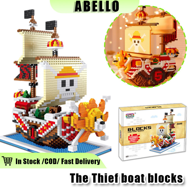 One Piece Pirate Ship Building Blocks Set STEM Action Figures Toys ...