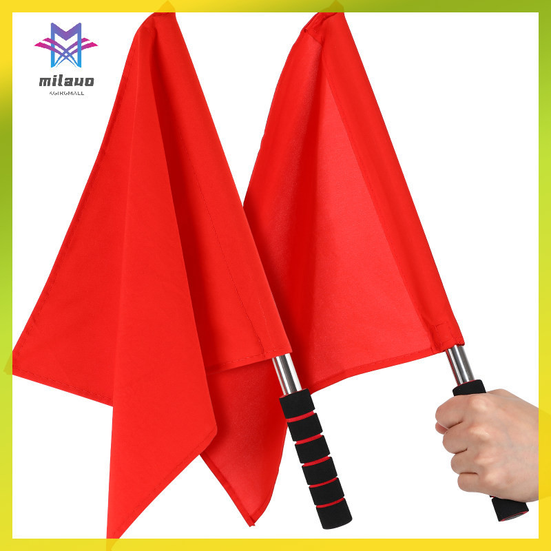 milauo Signal Flag Game Referee Flags Marker Volleyball Line Judge ...