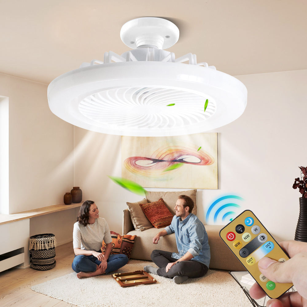 DDP Ceiling Fan Lamp for Room Home Decor Ceiling Fans E27 with Led ...